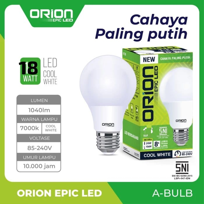 Jual LAMPU LED ORION 18W COOL WHITE | Shopee Indonesia