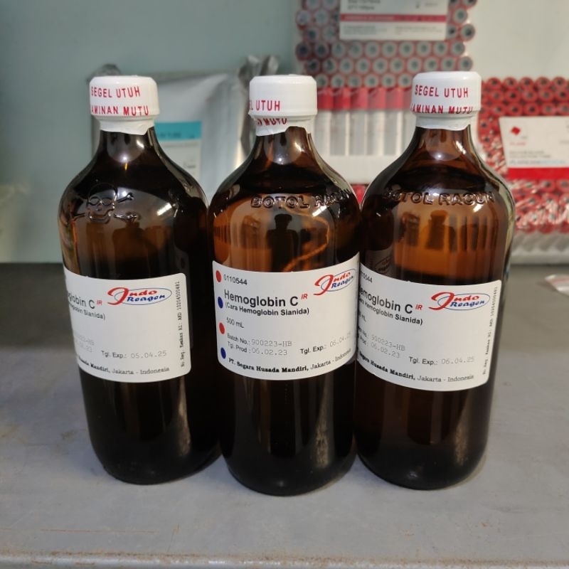 Jual INDO REAGEN LARUTAN HEMOGLOBIN C | DRABKIN C 500 ml | Shopee Indonesia