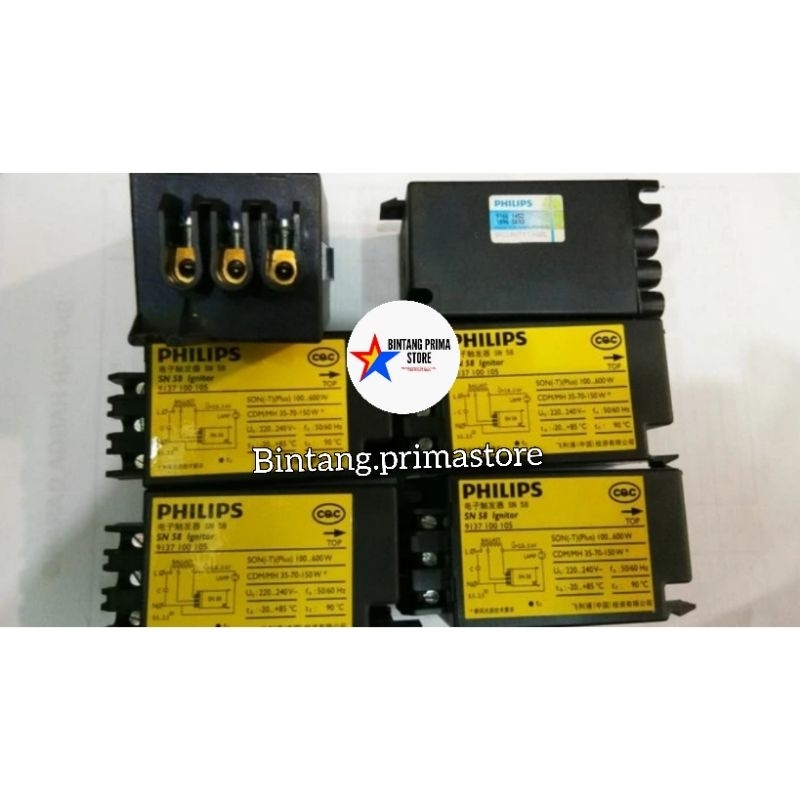 Jual Ignitor SN 58 / SN58 Tipe Son-T / CDM/MH 220V merk Philips ...