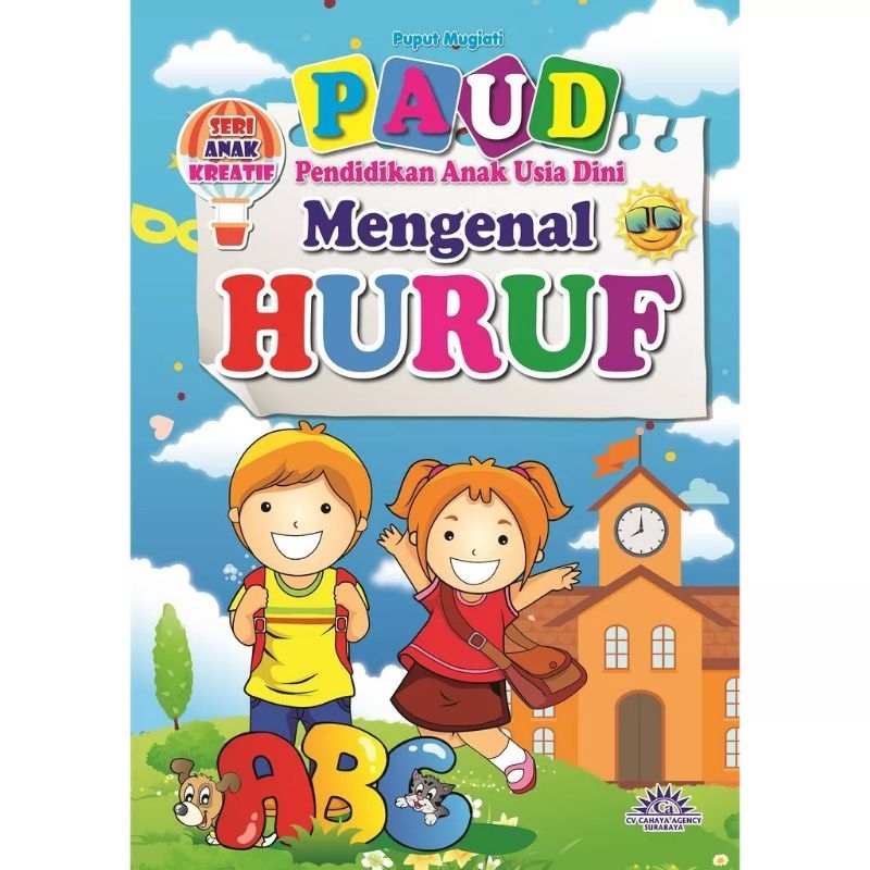 Jual Buku Belajar Anak Paud TK Mengenal Huruf Full Colour Ukuran Besar ...