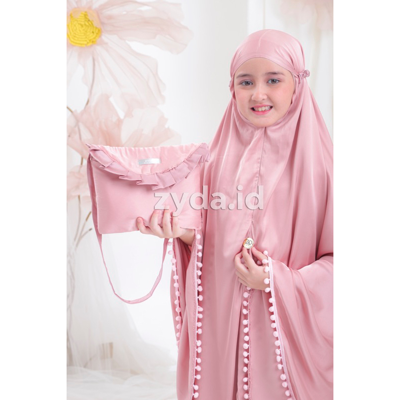 Jual MUKENA ANAK PREMIUM ARMANI SILK MURAH MEWAH | Shopee Indonesia