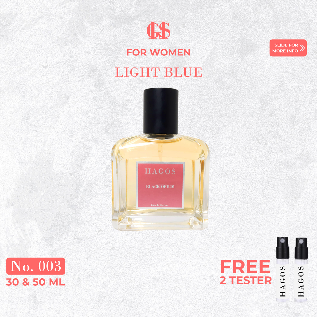Jual No.03 LIGHT BLUE for Women - HAGOS PARFUM | Shopee Indonesia