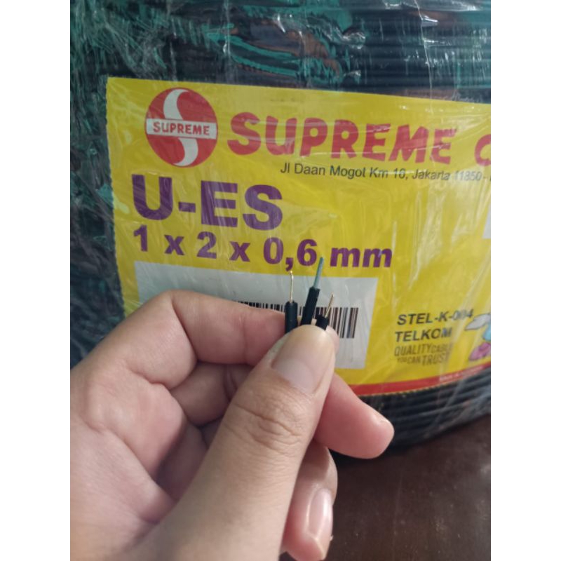 Jual (BARU)kabel telkom / kabel engkel merk Supreme (per meter ...