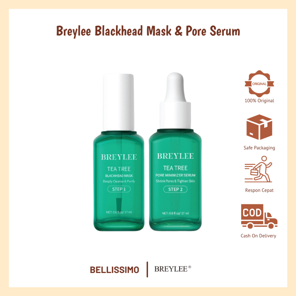 Jual [READY] Breylee Blackhead Mask Step 1 // Pore Serum 2 // Breylee ...