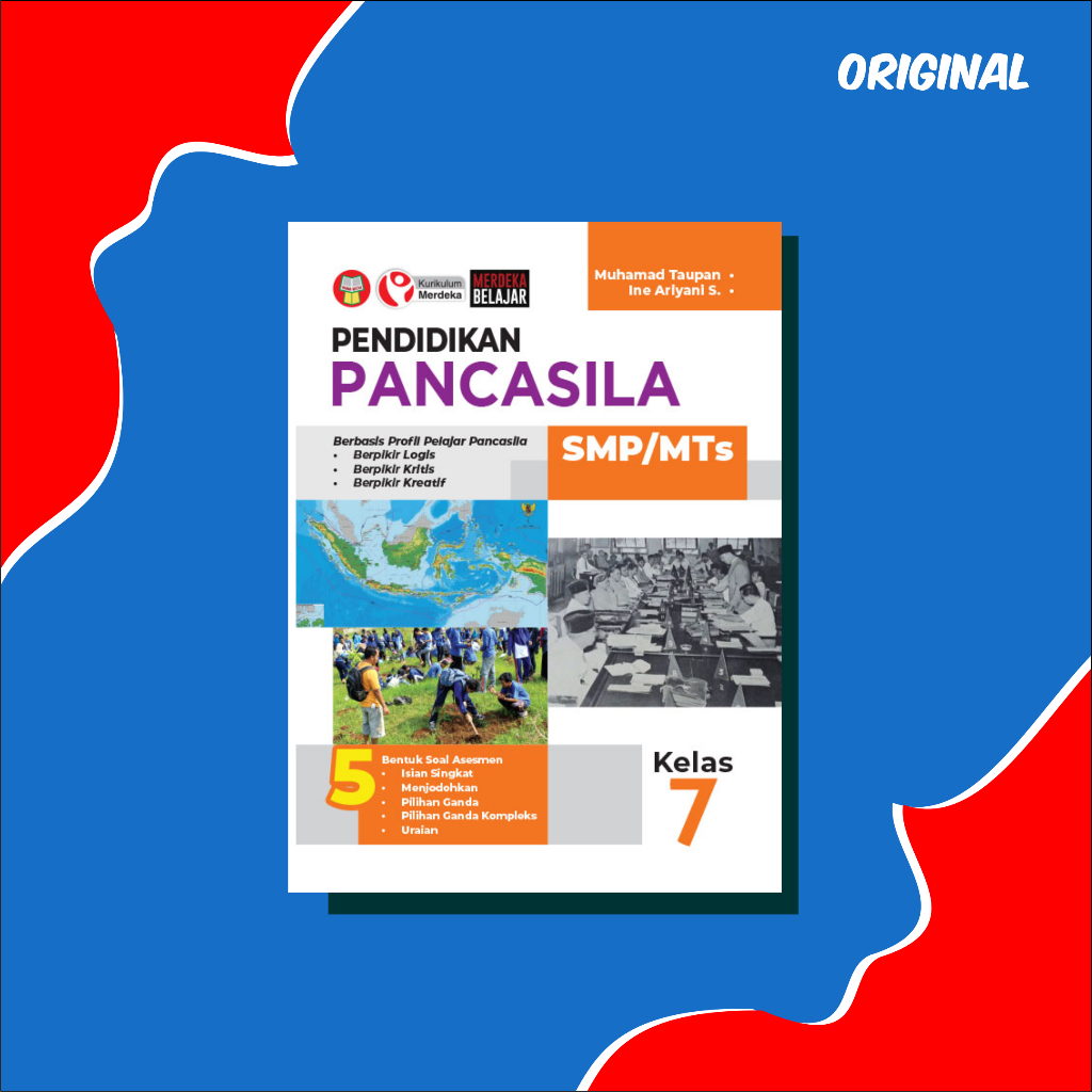 Jual BUKU PENDIDIKAN PANCASILA UNTUK SMP/MTs KELAS 7 kurikulum merdeka | Shopee Indonesia