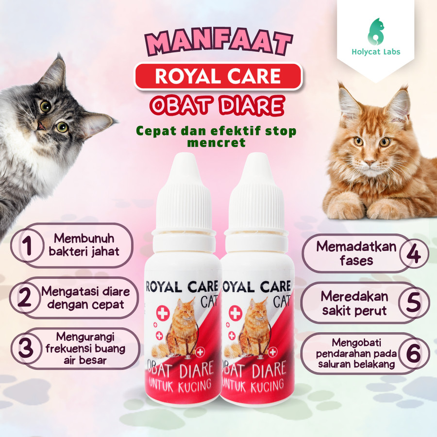 Jual Royal Care Obat Diare dan Mencret Kucing and Anjing 10mL - Obat ...