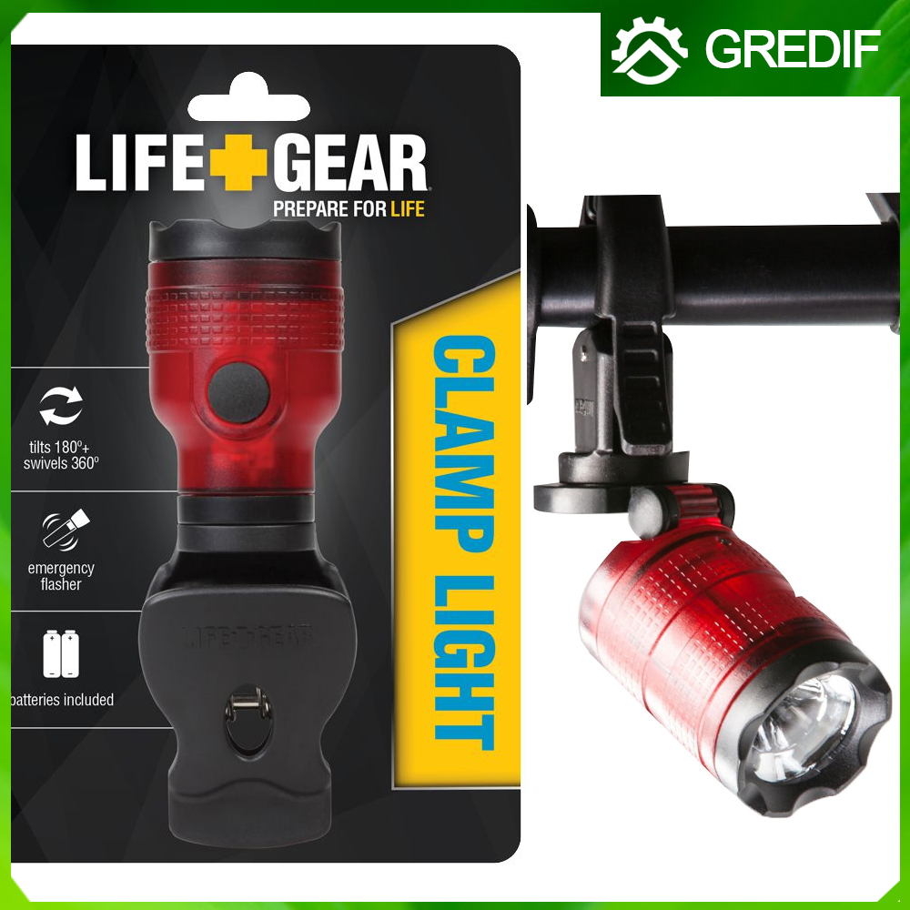 Jual Life Gear Flashlight Clamp Senter Dengan Penjepit Klem Survival ...