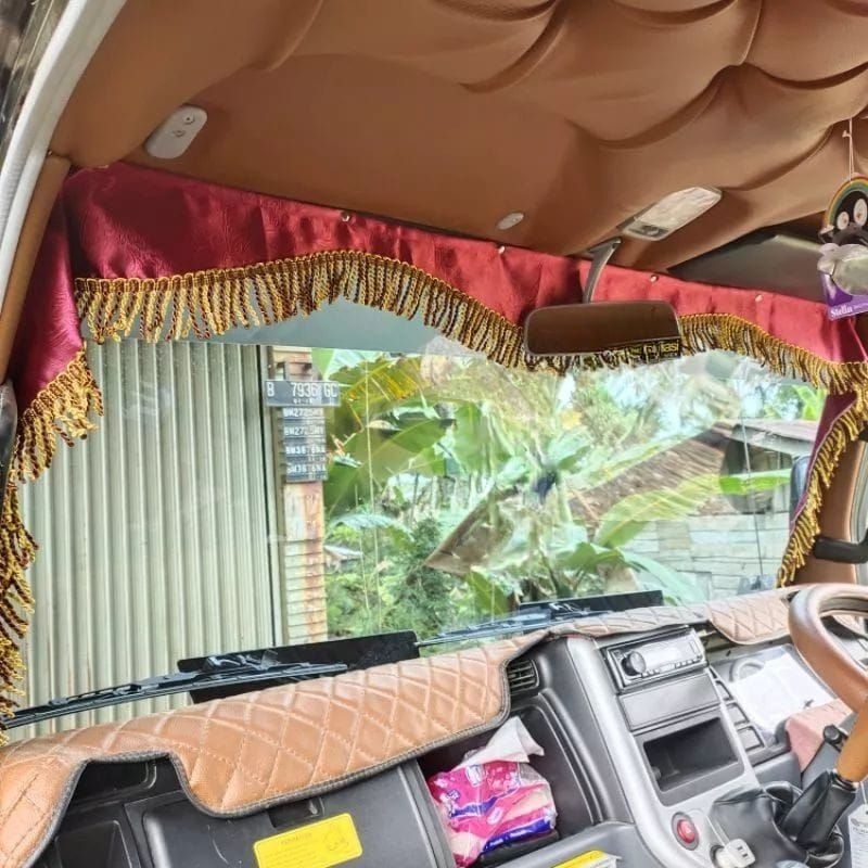 Jual Lis kaca depan mobil pick up Fuso dan Hino Canter aksesoris mobil ...