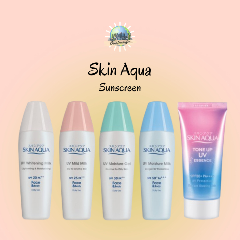 Jual SKIN AQUA UV Whitening Milk Sunscreen SPF 50 isi 40ml / SkinAqua ...