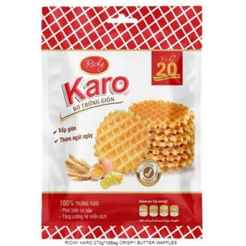 Jual Naraya Richy Karo Crispy Butter Waffle 150gr | Shopee Indonesia