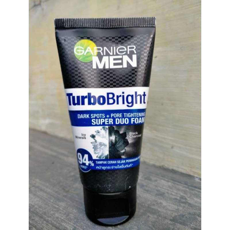 Jual Garnier Men Turbo Bright Super Duo Foam 50ml | Shopee Indonesia
