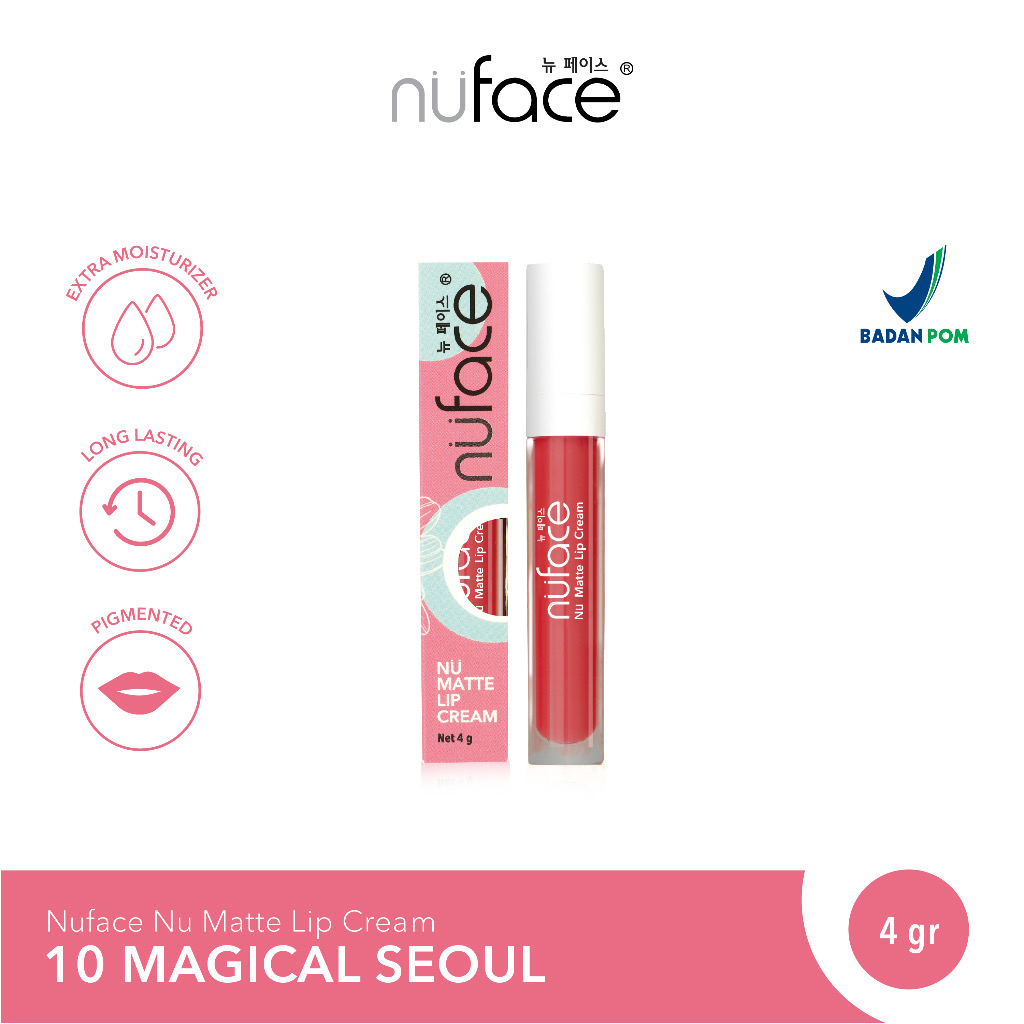 Jual NUFACE Nu Matte Lip Cream Indonesia / Lip Cream 4g / Extra ...