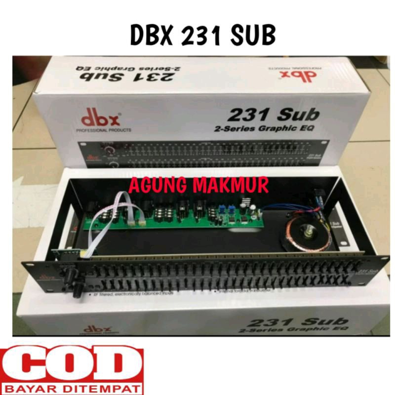 Jual Equalizer DBX 231Sub Donat / 231 Sub / 231-Sub Plus Sub | Shopee Indonesia