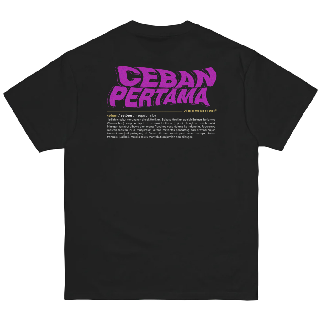 Jual T-shirt Ceban Pertama Black By ZeroTwentyTwo | Shopee Indonesia Jual T-shirt Ceban Pertama Black By ZeroTwentyTwo | Shopee Indonesia
