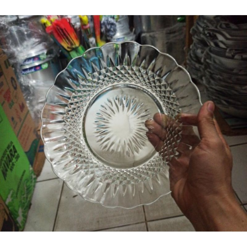 Jual PIRING BELING 19cm Piring Kaca Murah Piring Kue | Shopee Indonesia