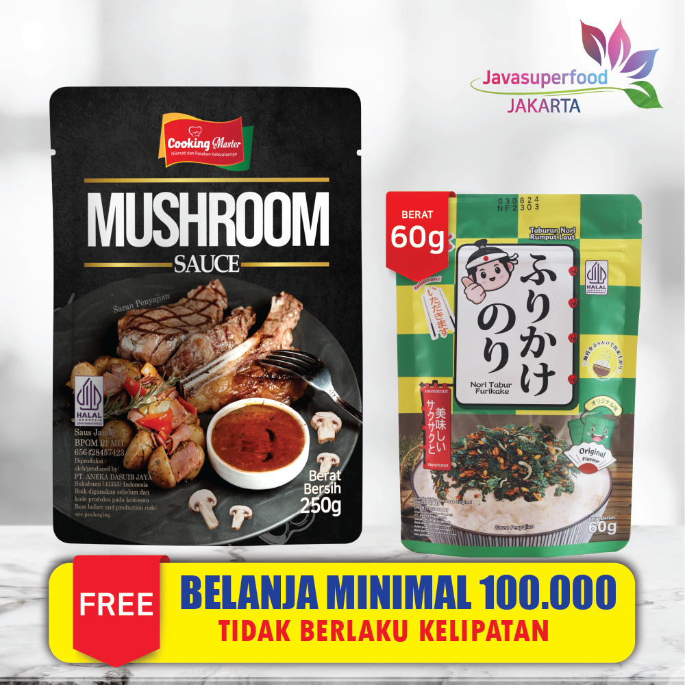 Jual Cooking Master - Saus Jamur / Mushroom Sauce Saus Jamur Mushroom Sauce 250g | Shopee Indonesia