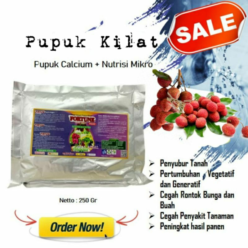 Jual Pupuk Organik Pelebat Buah Dan Booster Leci Cepat Berbuah Lebat | Shopee Indonesia