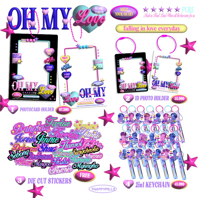 Jual OML ID PHOTO HOLDER & STRAP KEYCHAIN | Shopee Indonesia