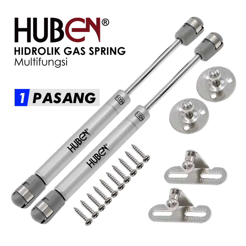 Jual 2 PCS Gas Spring Hidrolik Huben GS-100N / Hidrolik Jok Motor ...