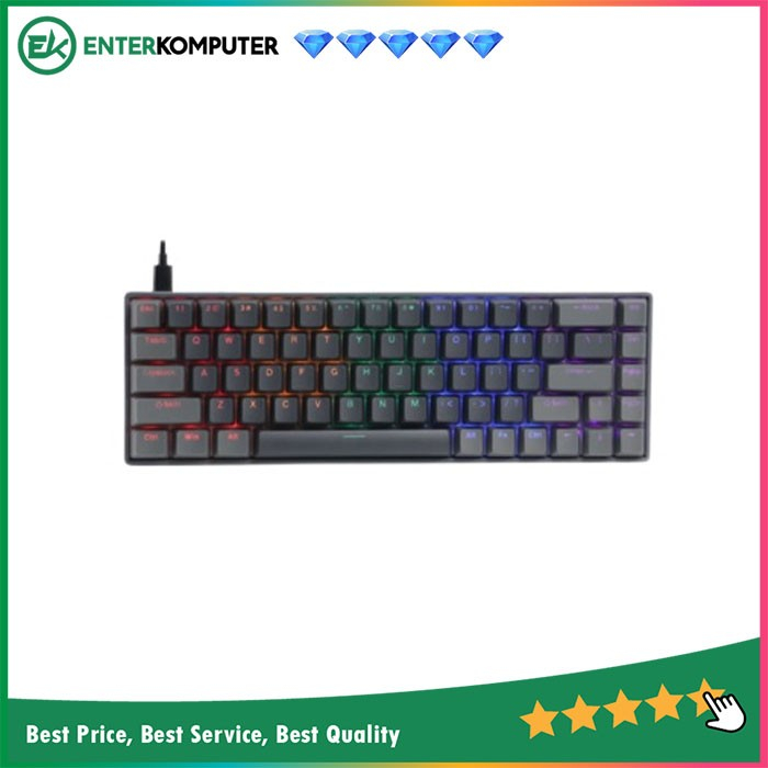 Jual Rexus Heroic KX3 Mechanical Keyboard Black Grey Blue/Red/Brown ...