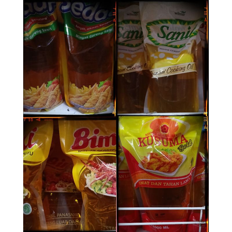 Jual Minyak Goreng Bimoli, Sania, Sedap, Kusuma 1 liter murah | Shopee ...
