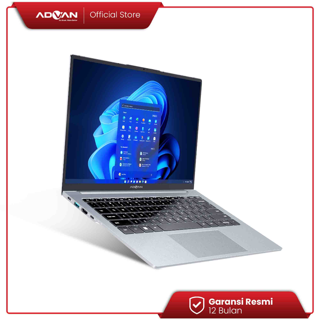 Jual ADVAN Laptop Workpro Lite Intel Core i5-12450H / Intel Core i3 ...