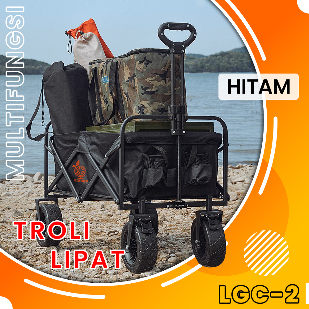Jual Futureworld Troli Camping Keranjang Gerobak Lipat Trolley Barang ...