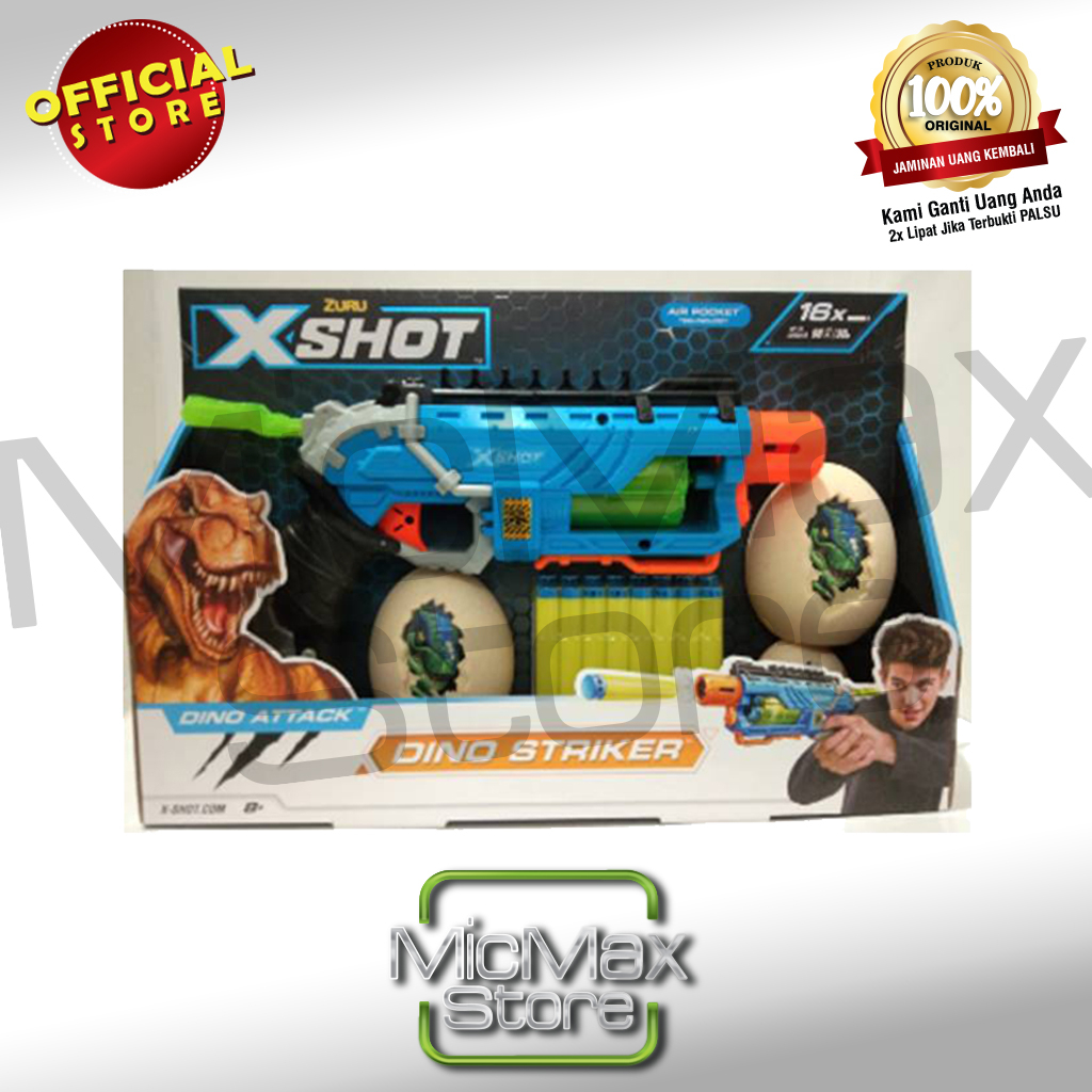Jual Zuru XShot Dino Attack Dino Striker BLASTER 4860N | Shopee Indonesia