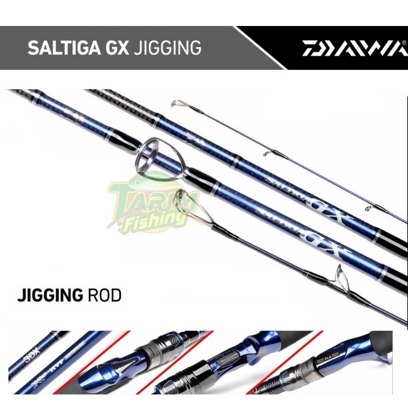 Jual Joran Daiwa Saltiga GX LJ 2023 | Laut | Spinning | Overhead | Jigging | Kuat | Shopee Indonesia
