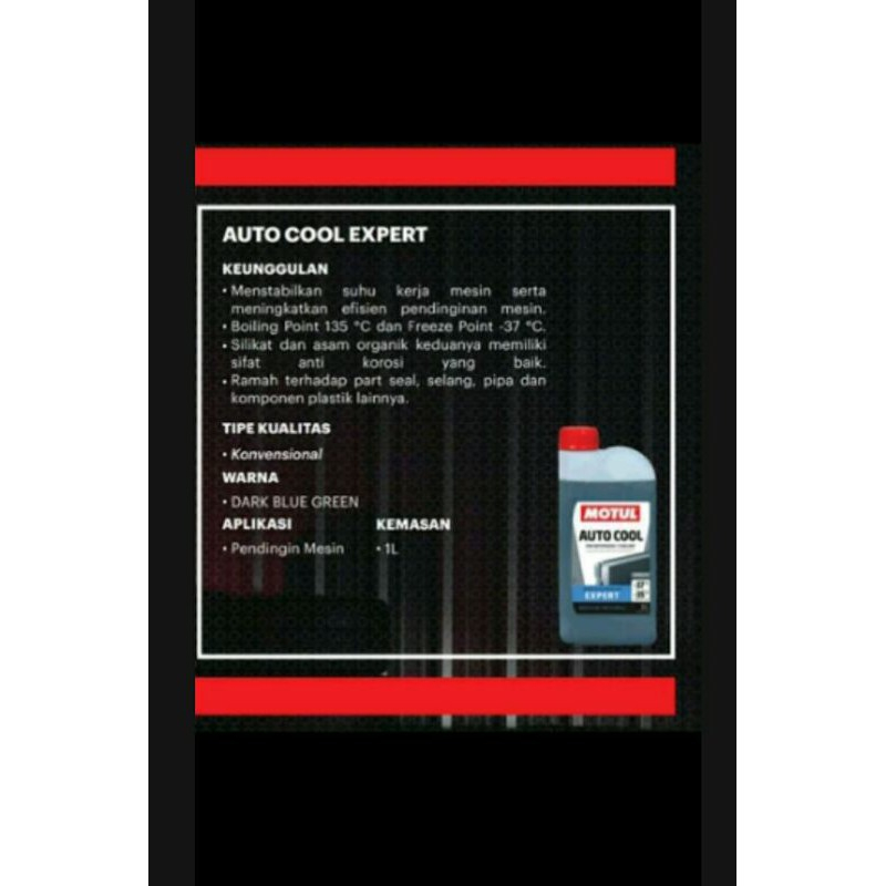 Jual Air radiator coolant motul asli inugel expert biru hybrid ...