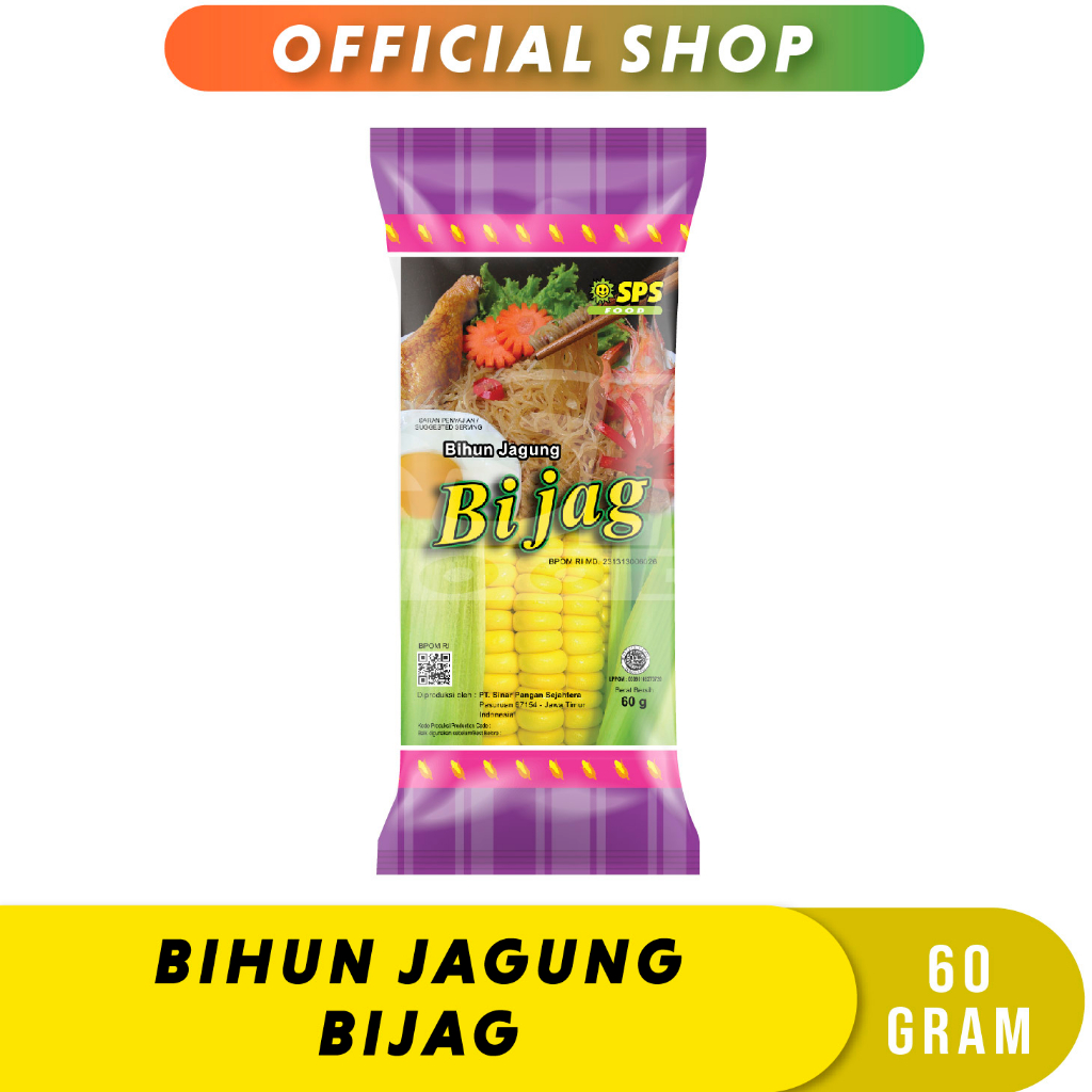 Jual Bijag Bihun Jagung 60 Gr (1 Pack) | Shopee Indonesia