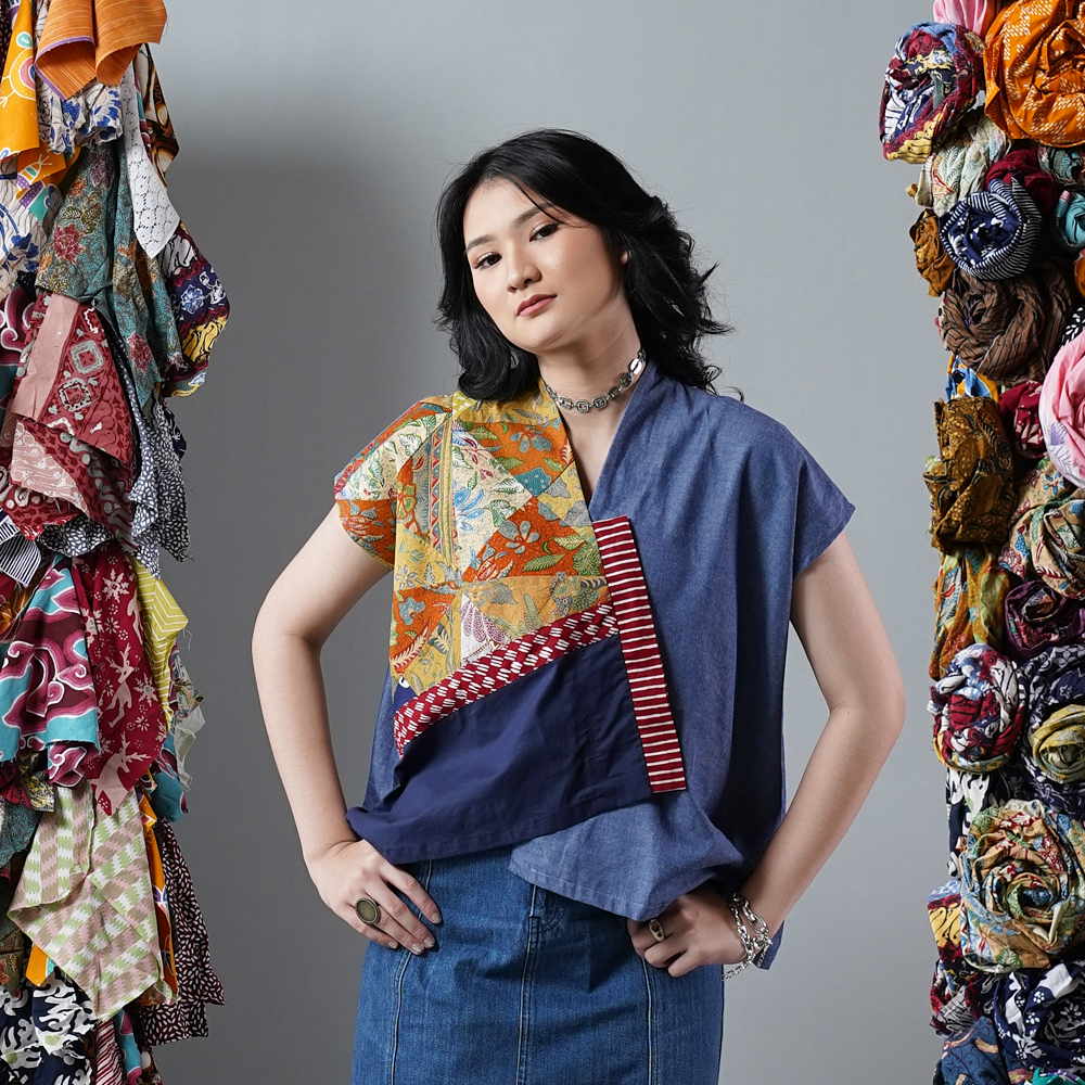 Jual NONA RARA BATIK - Blush PARTicular - Blus kasual batik wanita ...