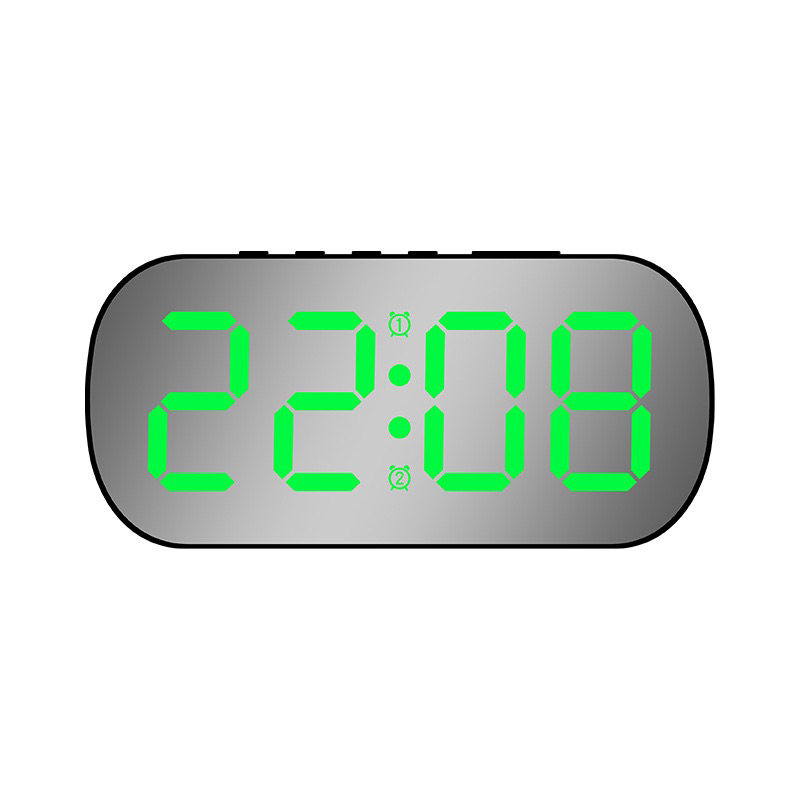 Jual JAM LED MIRROR DISPLAY/ JAM DIGITAL CLOCK ALARM ADA WARNA PUTIH ...