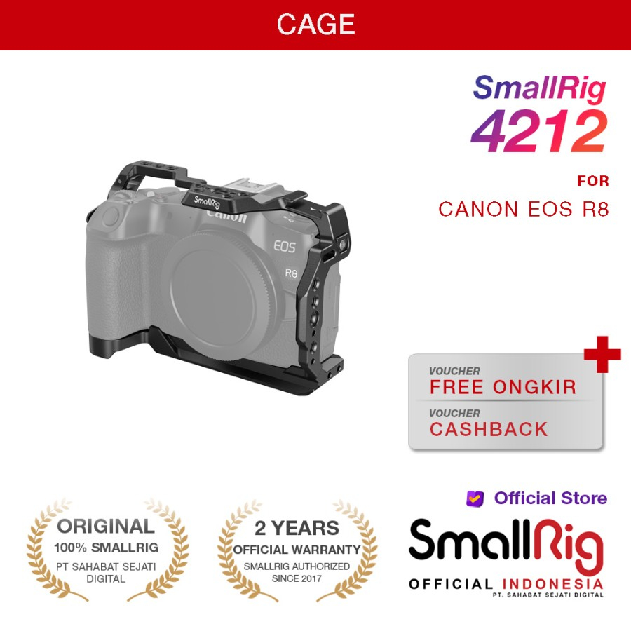 Jual SmallRig Cage for Canon EOS R8 4212 | Shopee Indonesia