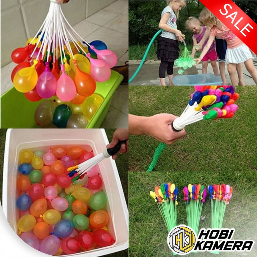 Jual Mainan Balon Anak/Magic Bunch Water Baloon isi 111 pcs | Shopee ...