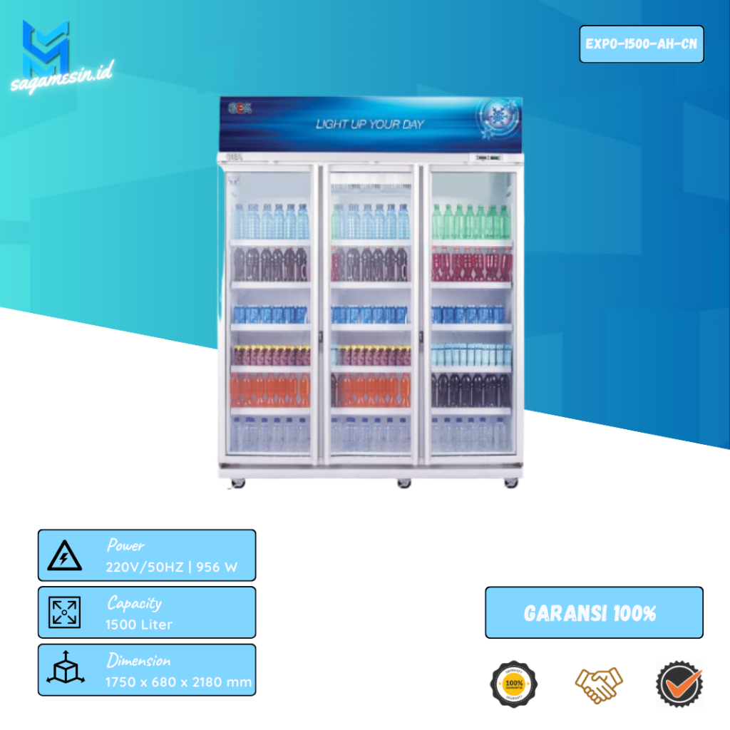 Jual Showcase GEA EXPO-1500AH/CN | EXPO-1300AH/CN Display Cooler 3 ...