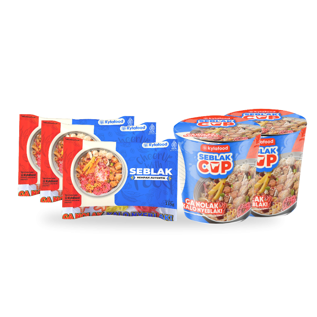 Jual Kylafood paket Paket 2 Seblak cup + 3 Seblak Rempah | Shopee Indonesia