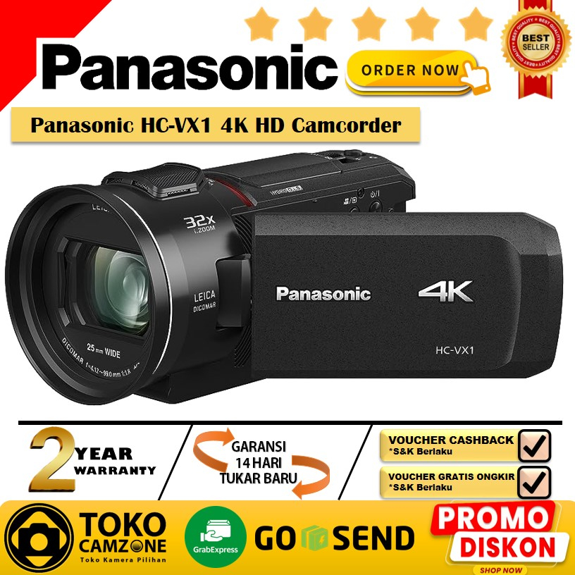 Jual Panasonic HC-VX1 4K HD Camcorder Panasonic HCVX1 Handycam Garansi ...