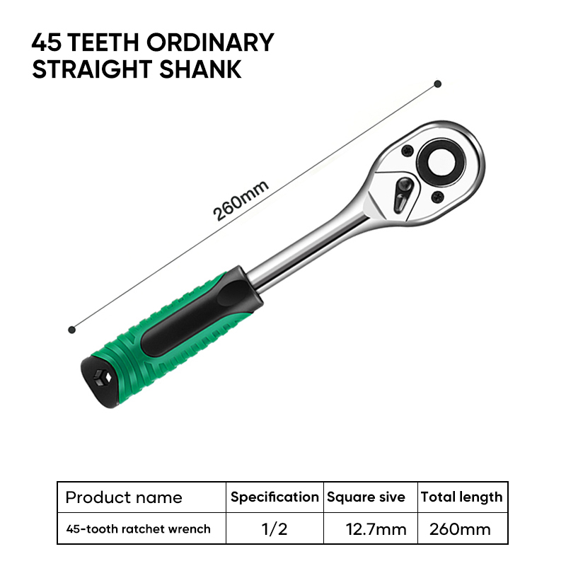 Jual ISKU Gagang Kunci Sok Ratchet 1/4 - 1/2 Inch Gagang Ratchet ...