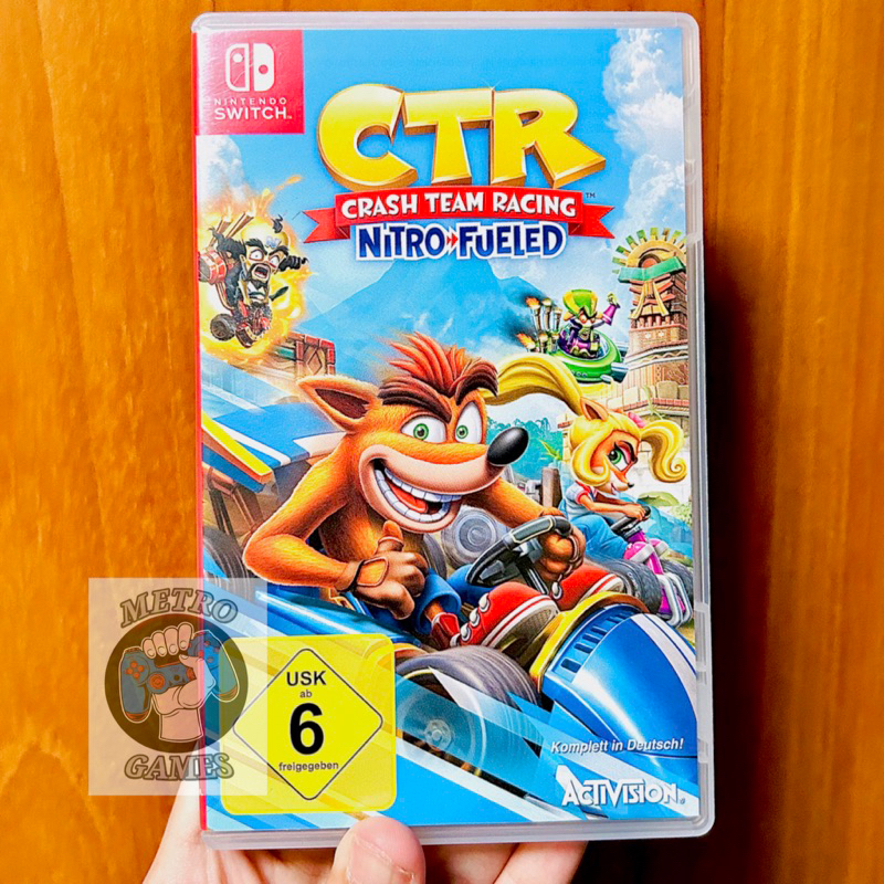Jual Crash Team Racing Switch CTR Games Catridge Fisik CTR Nitro Fueled ...