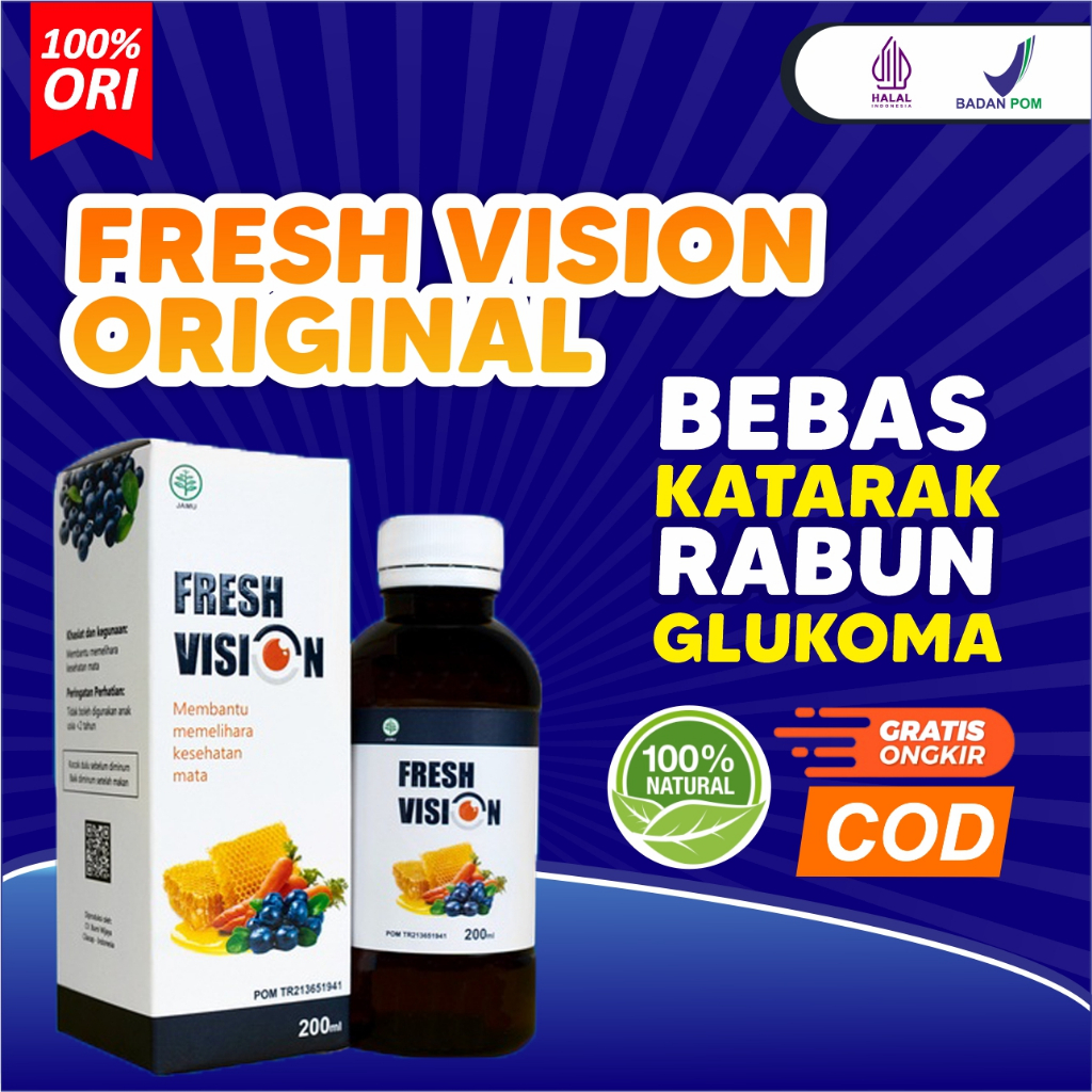 Jual FRESH VISION ORIGINAL Madu Herbal Asli Untuk Mata Halal BPOM ...