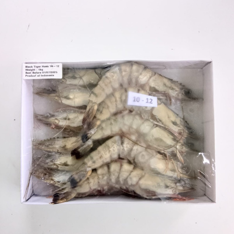 Jual Udang Black Tiger Jumbo / Udang Tiger Prawn Jumbo Premium 1 kg ...