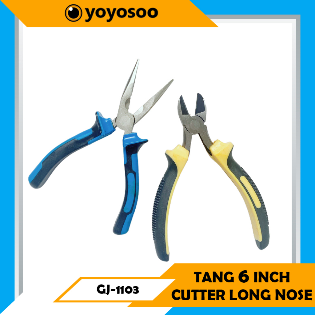 Jual CUCI GUDANG TANG CUTTER 6INCH &LONG NOSE 6INCH - YOYOSOO | Shopee ...