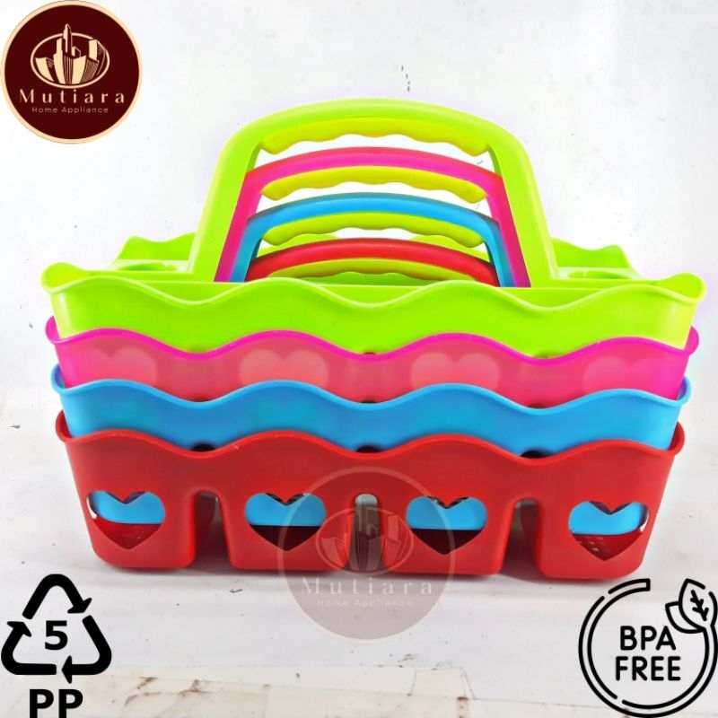 Jual Rak Aqua Gelas 8 Lubang Slot | Box Tempat Minum | Wadah Botol Air ...