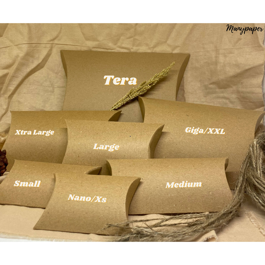 Jual PILLOW BOX /GIFT BOX / PILLOWBOX 7cm x 9cm / PACKAGING BOX ...