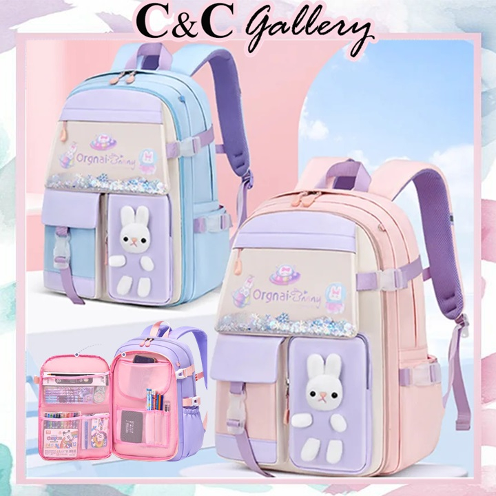Jual TAS RANSEL SEKOLAH ANAK PEREMPUAN MODEL KULKAS / TAS RANSEL ANAK PEREMPUAN / TAS SEKOLAH SD ...