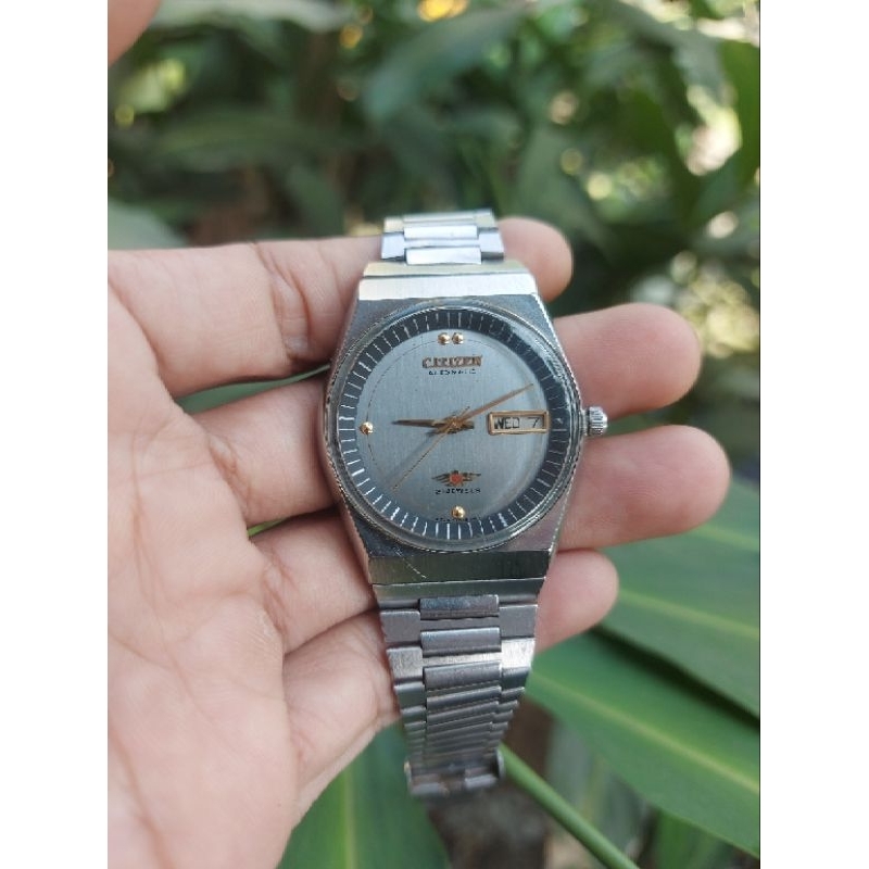 Jual jam tangan vintage citizen automatic all fungsi normal mulus ...