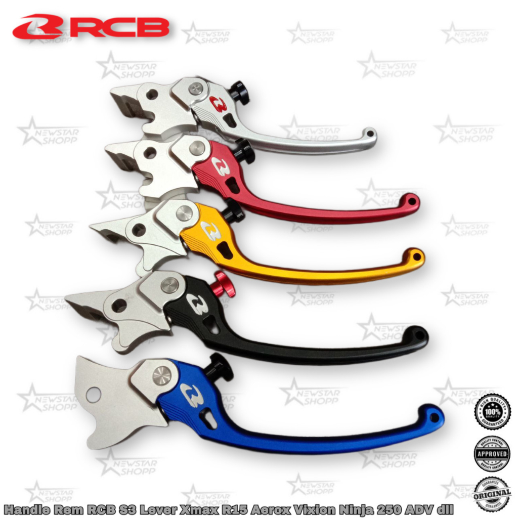 Jual Handel / Tuas Handle Rem RCB S3 Alloy Nmax Aerox Vixion R15 CBR Ninja 250 R25 Xmax ADV 150 ...