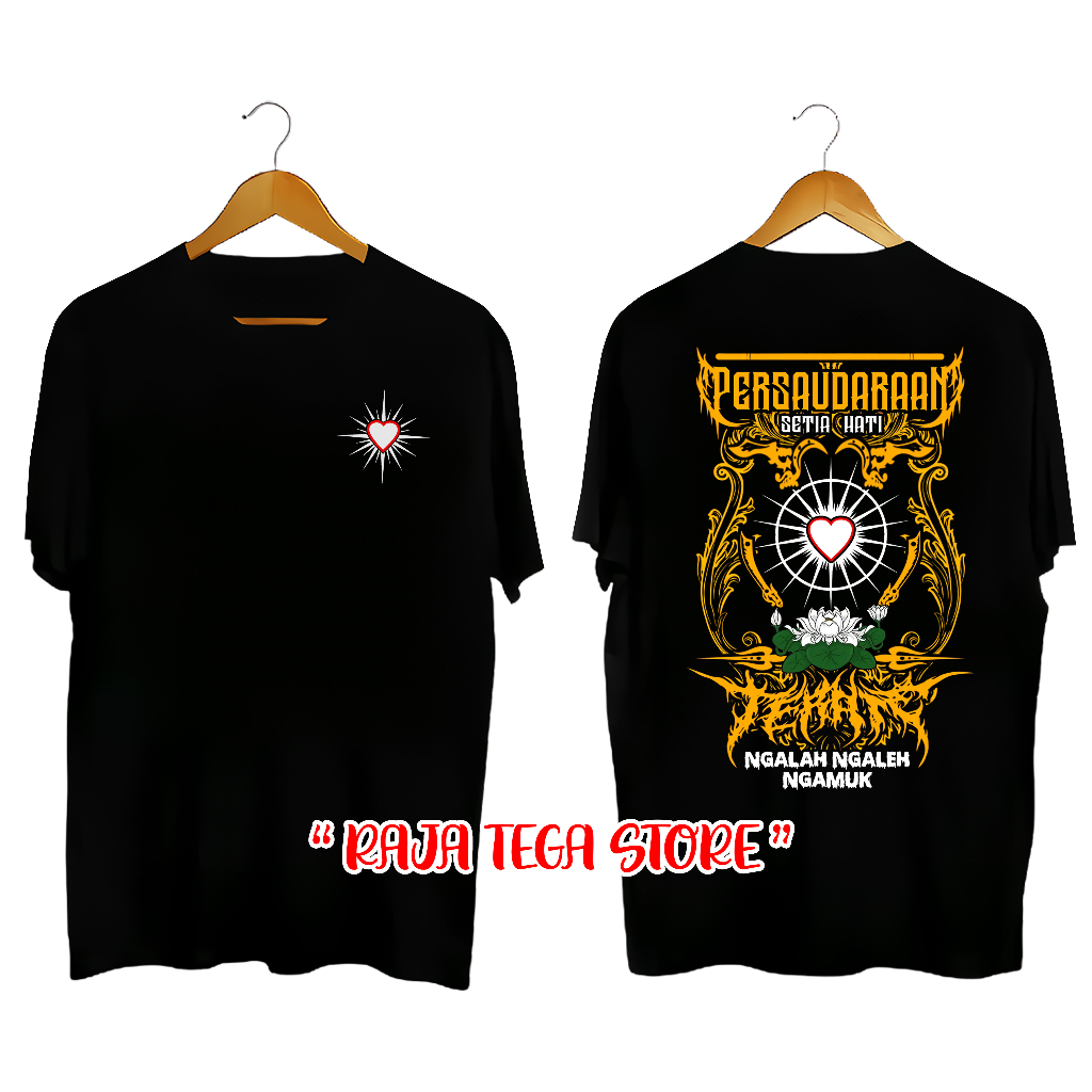 Jual KAOS PSHT 1922 MOTIF BUNGA TERATAI RAJA TEGA STYLE (KUALITAS ...