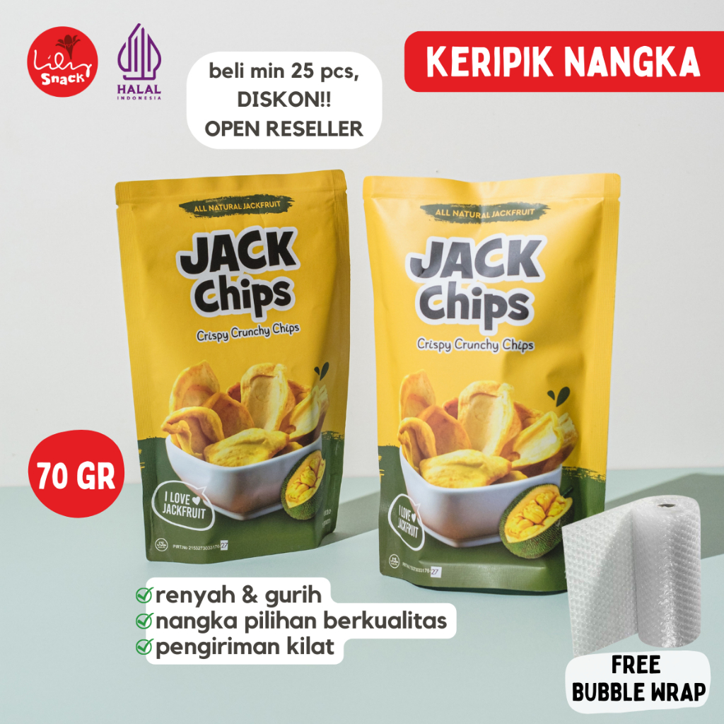 Jual KERIPIK NANGKA // JACK CHIPS | Shopee Indonesia